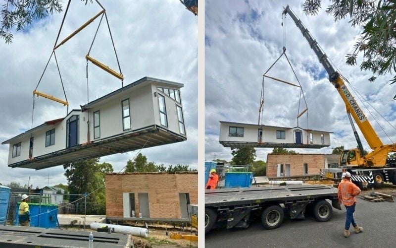 Delivery Day: Watch a Prefab Modular Home Installed by Crane in Lower ...