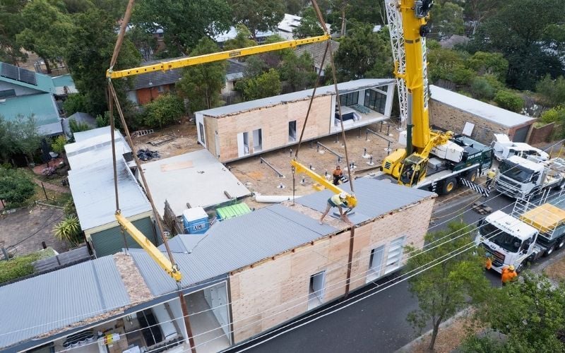Delivery Day: Watch a Prefab Modular Home Installed by Crane in Lower ...